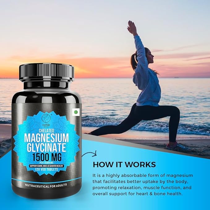 Noble Nature Magnesium Glycinate 120 Tablets - Stellar Distribution